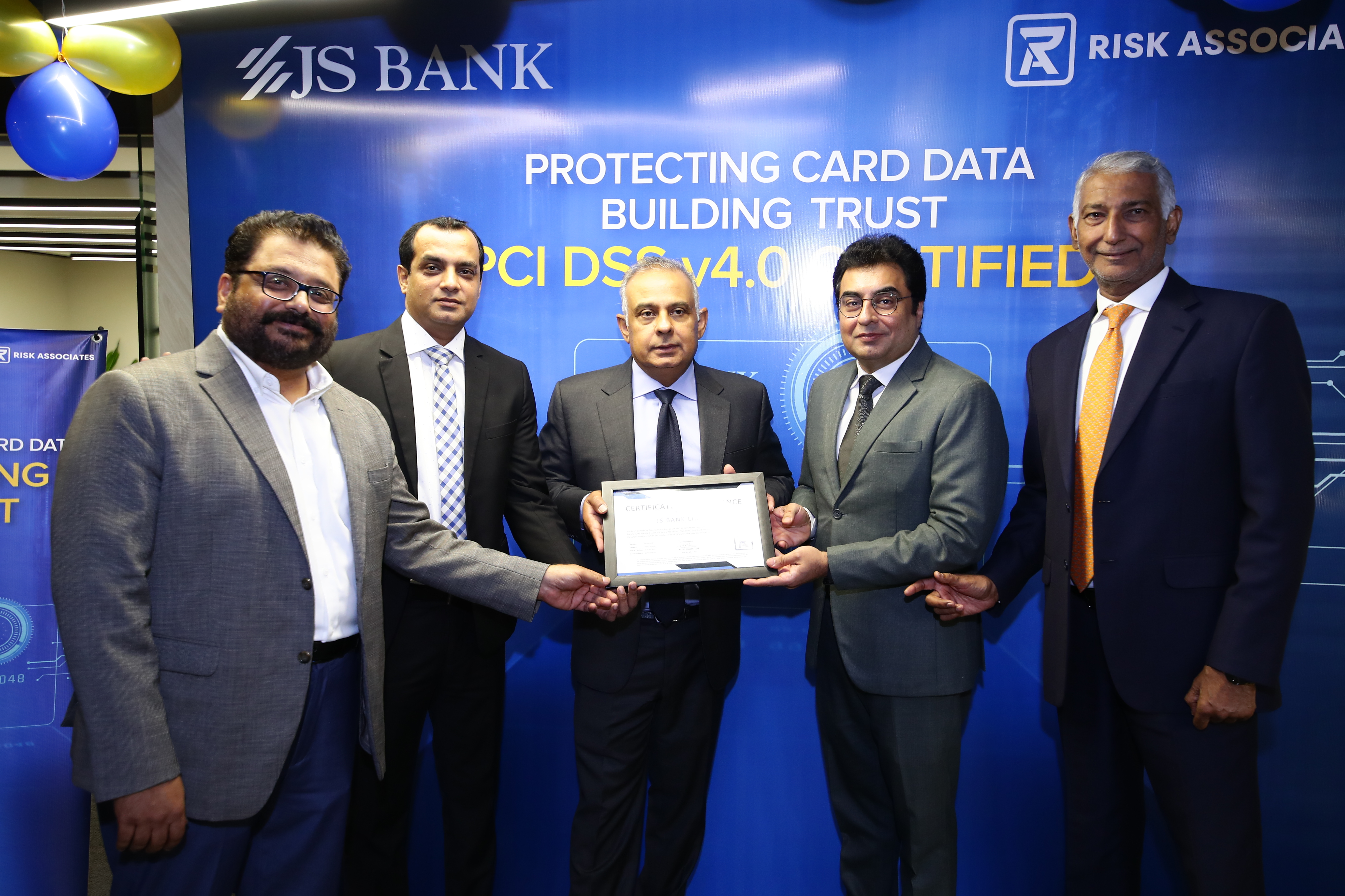 JS BANK Awarded PCI DSS v4.0 Certification of Compliance