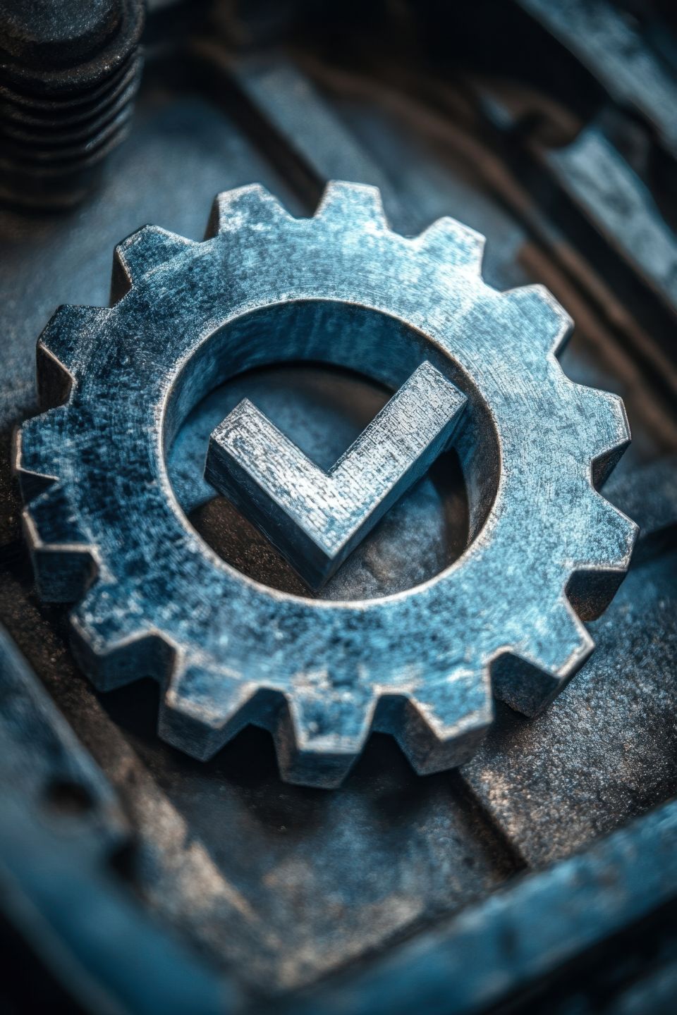 optimization-process-gears-checkmark-representing-improved-efficiency ...